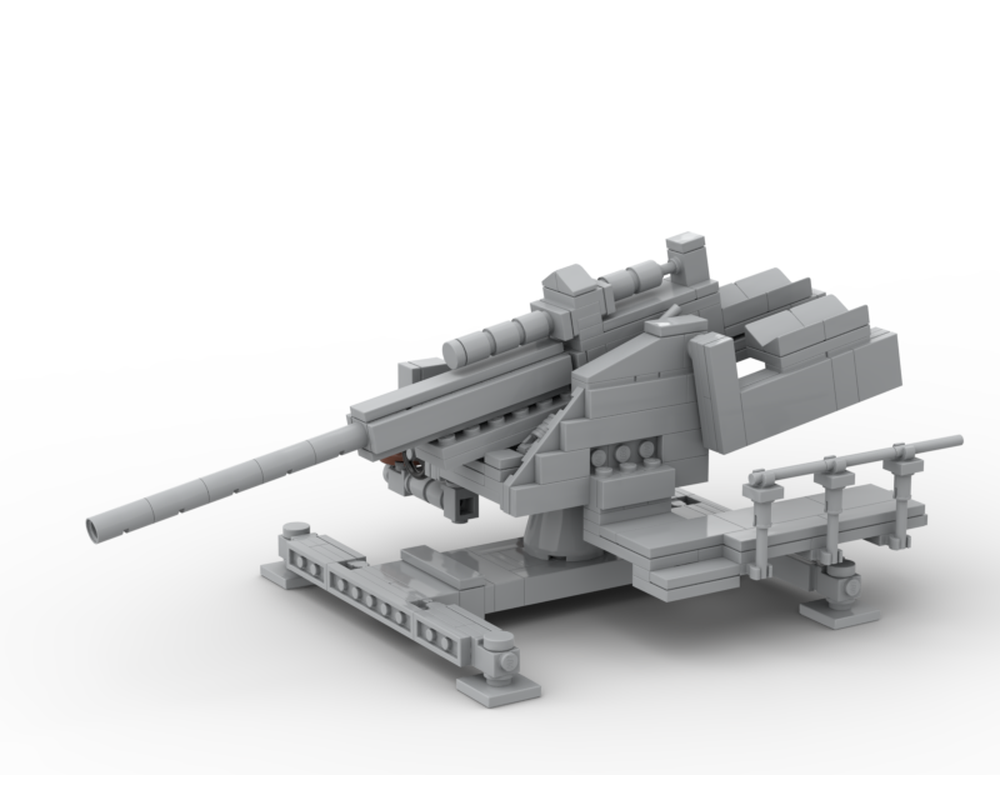 LEGO MOC German WW2 Flugzeugabwehrkanone 40 MOC - Standard version by ...