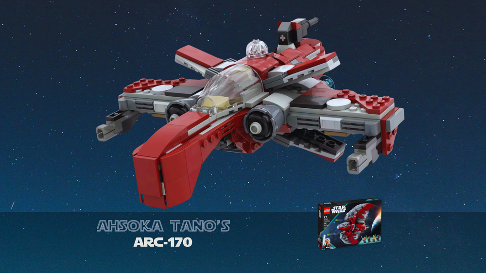 LEGO MOC Ahsoka Tano's ARC-170 - 75362 Alternative by zsoltom ...