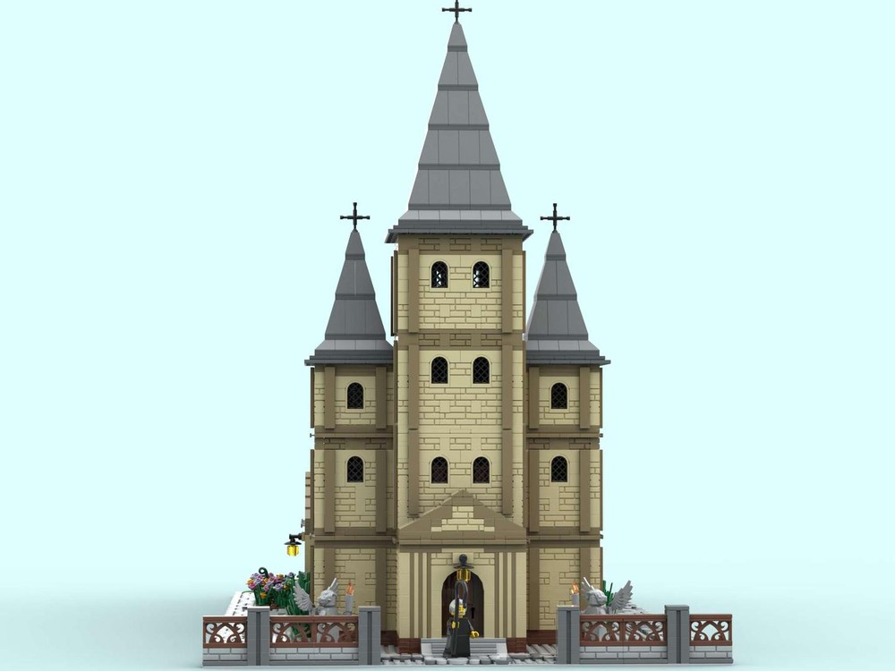 LEGO MOC St. Mary's Church by zsobricks | Rebrickable - Build with LEGO