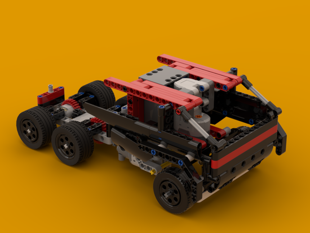 LEGO MOC futuristic truck by Legojuulyt | Rebrickable - Build with LEGO