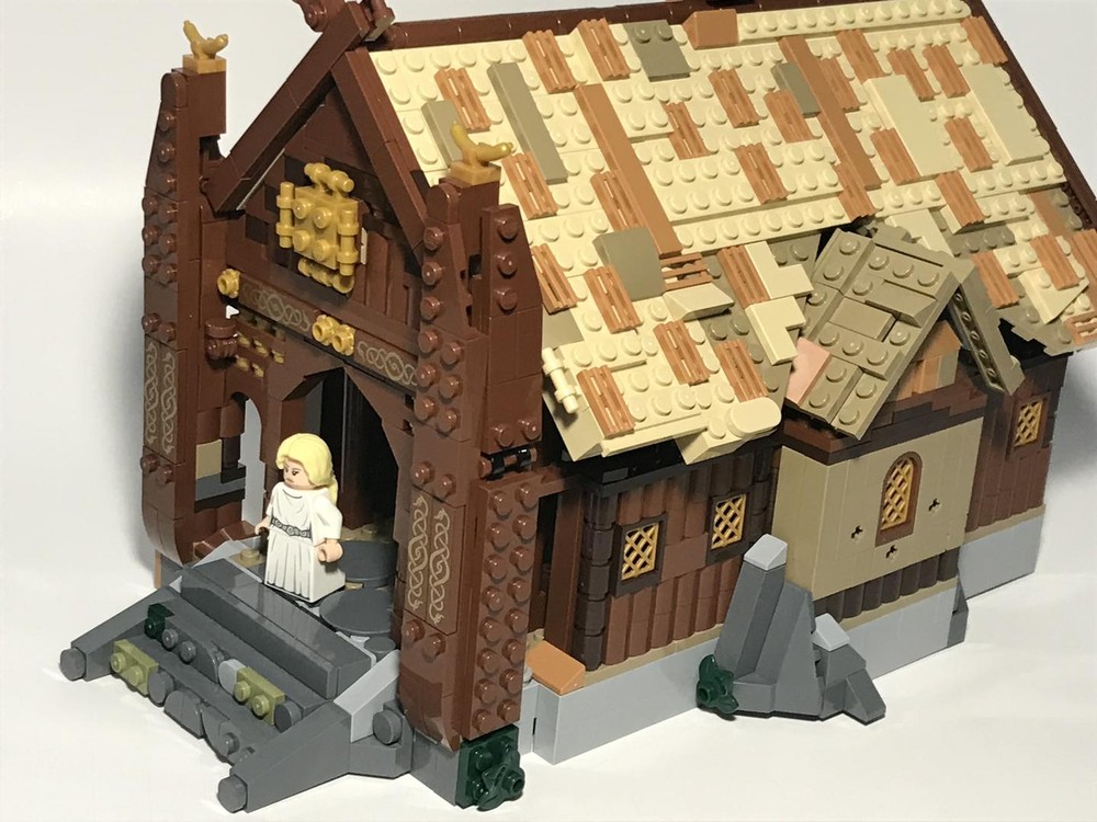 Lego Moc Meduseld The Golden Hall Of Edoras By Sir Buildsalot