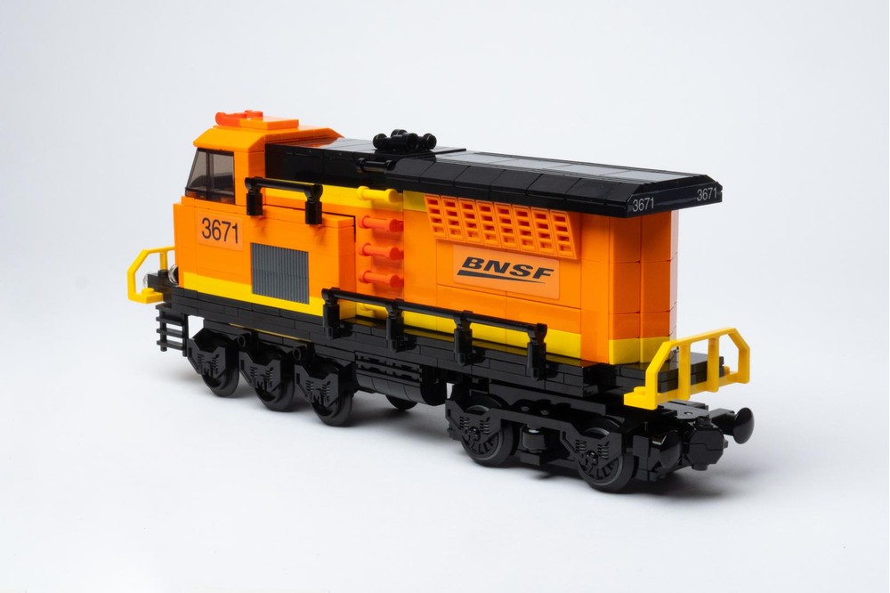 LEGO MOC BNSF Freight Locomotive (GE Evolution Tier 4) by eggybricks ...