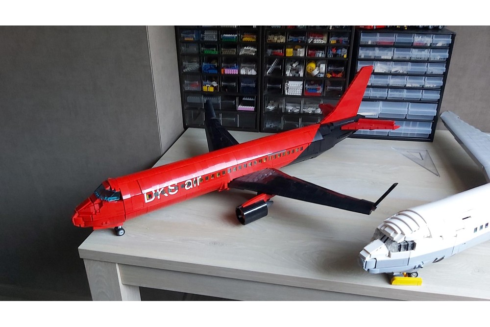 LEGO MOC-174264 Embraer E-195 plane (White) by DKSbricks | Rebrickable ...