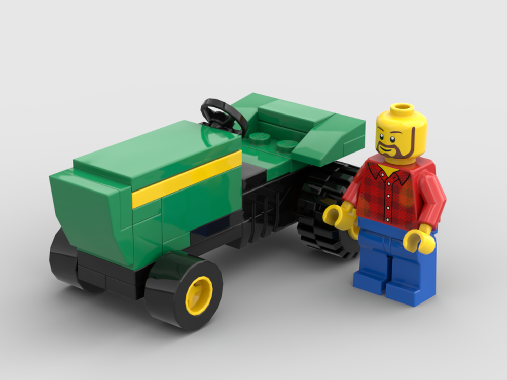 LEGO MOC John Deere Racing Mower by Treckerfahrer_123 | Rebrickable ...