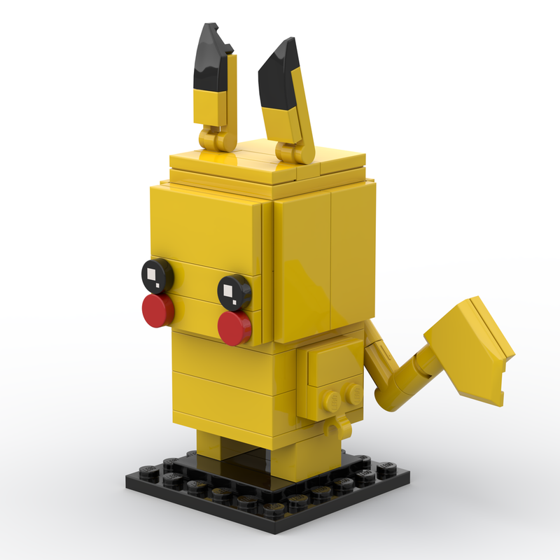 LEGO MOC Pokémon Pikachu Brickheadz by cnrnln | Rebrickable - Build ...