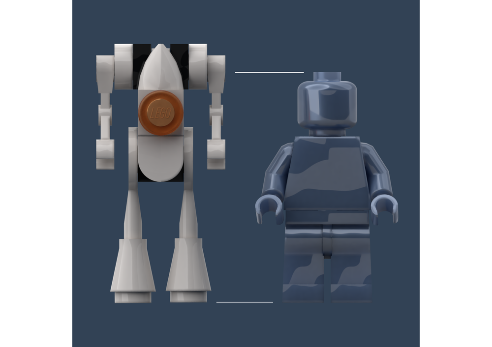 LEGO MOC P-body robot - Portal game by m_fan_8 | Rebrickable - Build ...