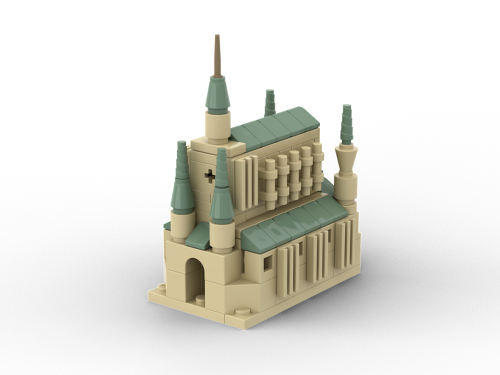 LEGO MOC Cathedral by jemunoz0 | Rebrickable - Build with LEGO