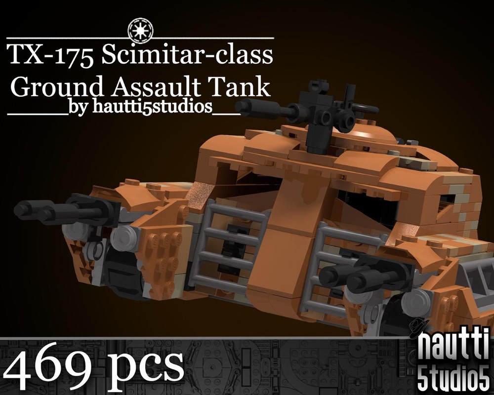 LEGO MOC TX-175 Scimitar-class Ground Assault Tank (Desert Camo) by ...