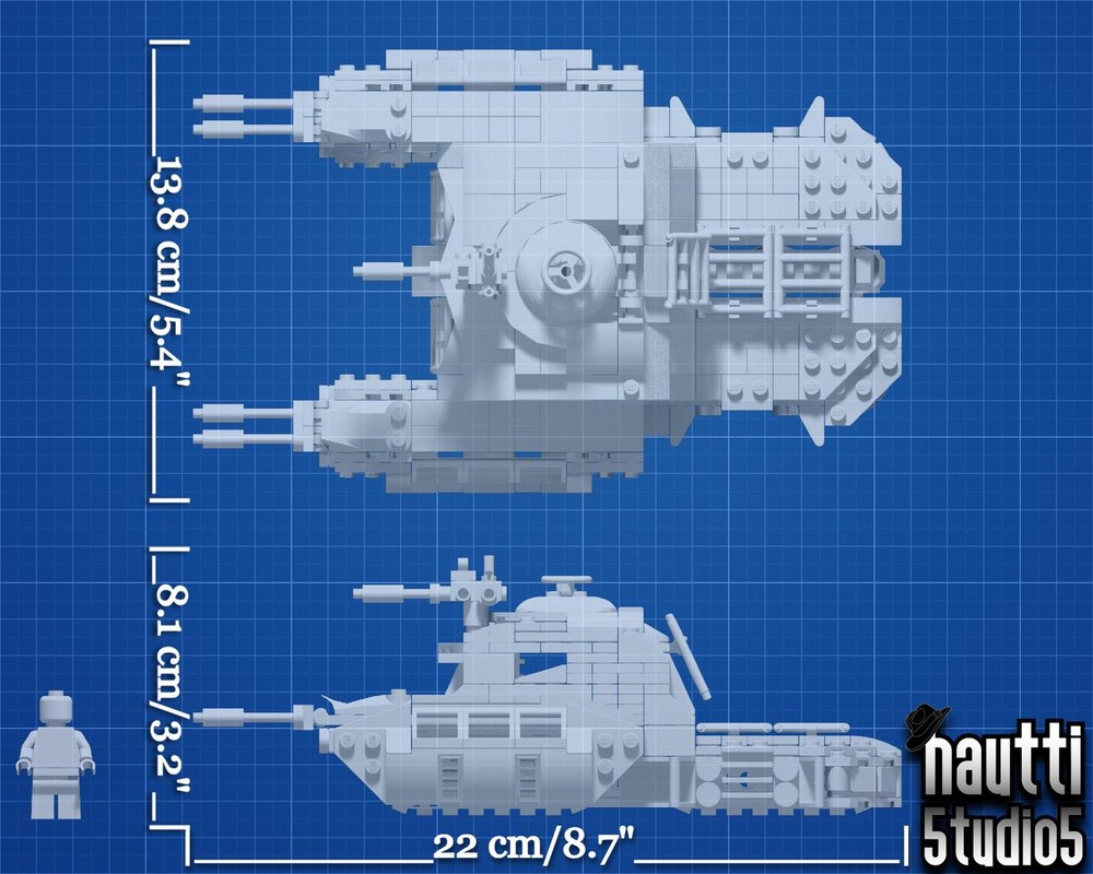LEGO MOC TX-175 Scimitar-class Ground Assault Tank (Desert Camo) by ...
