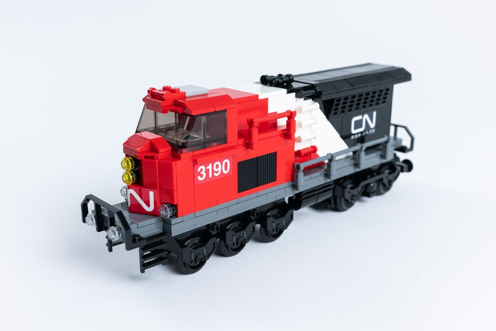 LEGO MOC Canadian National GE ET44AC Freight Locomotive (Motorized) by ...