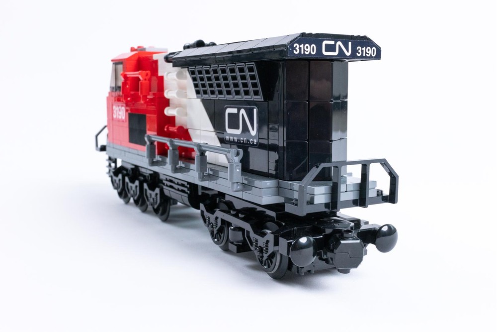 LEGO MOC Canadian National GE ET44AC Freight Locomotive (Motorized) by ...