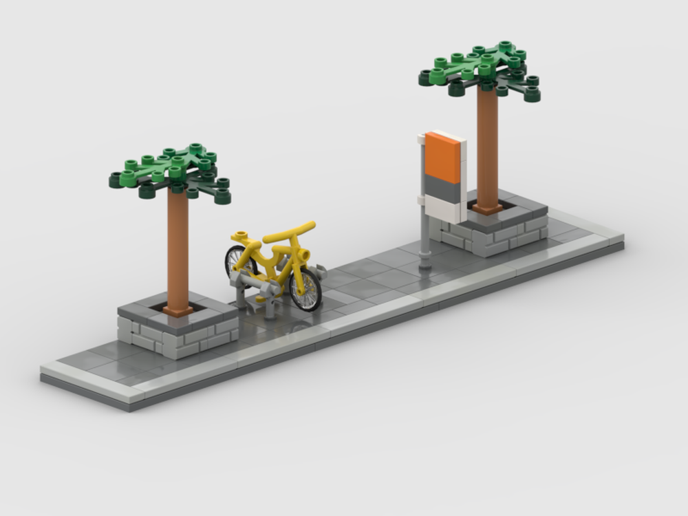 LEGO MOC Melbourne Modular Bus stop 1 by S-Brick | Rebrickable - Build ...