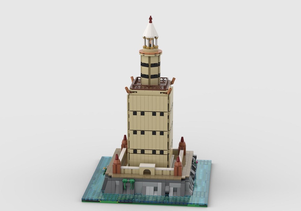 LEGO MOC The Lighthouse of Alexandria by LegoMicha | Rebrickable ...