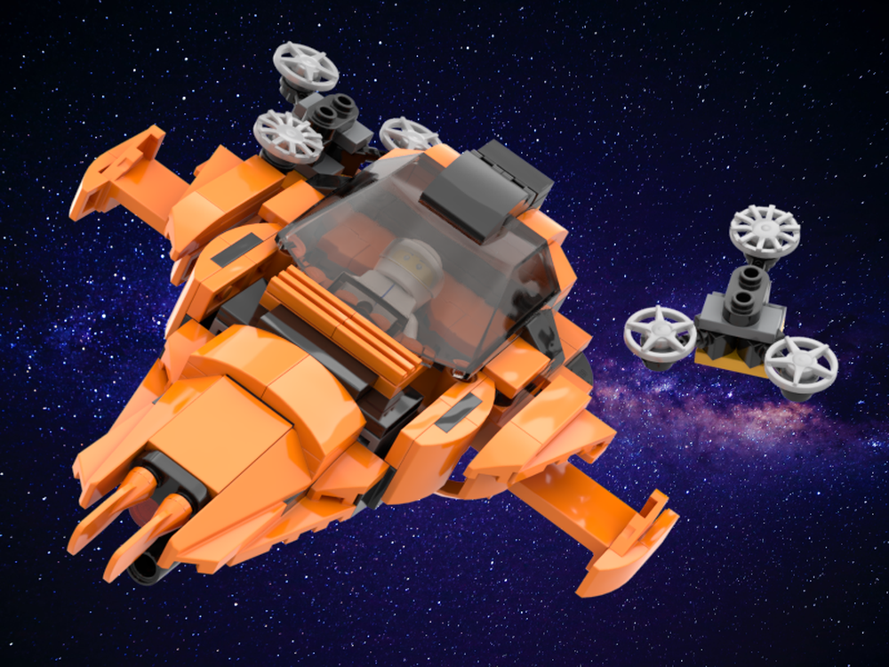 LEGO MOC-174345 76918 McLaren Recon Spaceship by R4D3K | Rebrickable ...