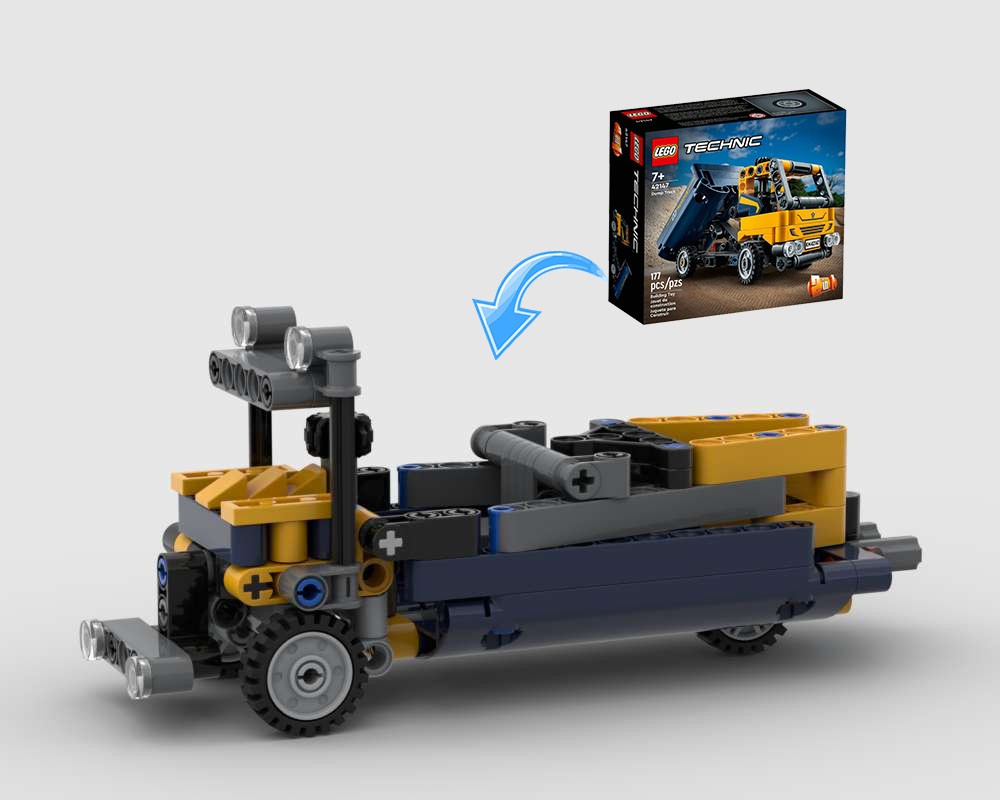 LEGO MOC Three Wheeler 42147 Alternative by ErikGS | Rebrickable ...