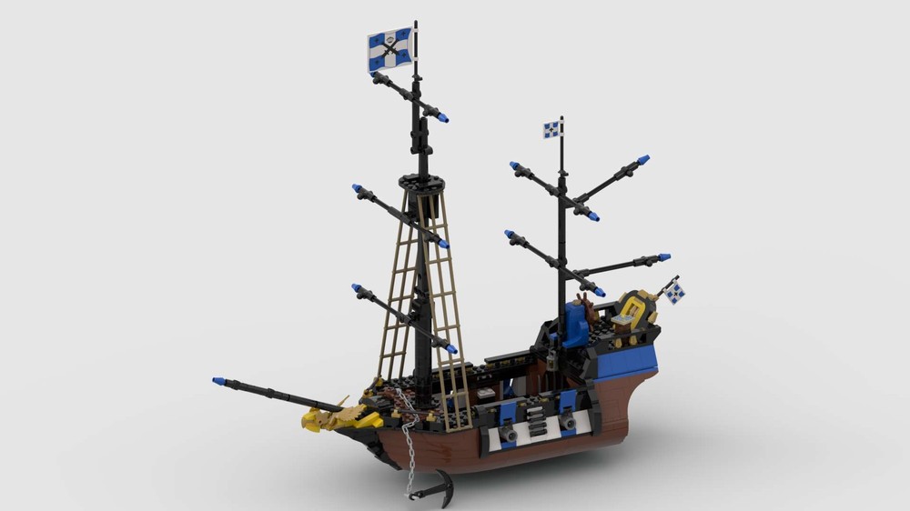 LEGO MOC Lego Remake 6274 Caribbean Clipper v1.0 by itnael ...