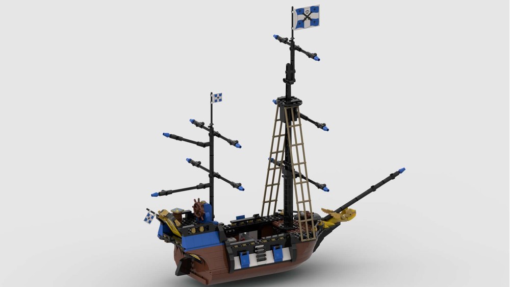 LEGO MOC Lego Remake 6274 Caribbean Clipper v1.0 by itnael ...