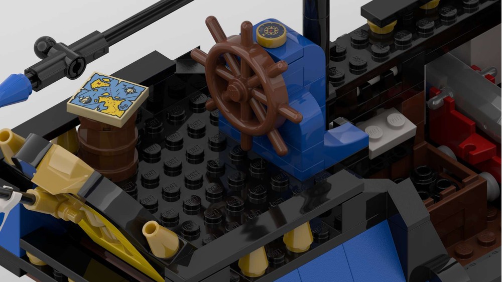 LEGO MOC Lego Remake 6274 Caribbean Clipper v1.0 by itnael ...