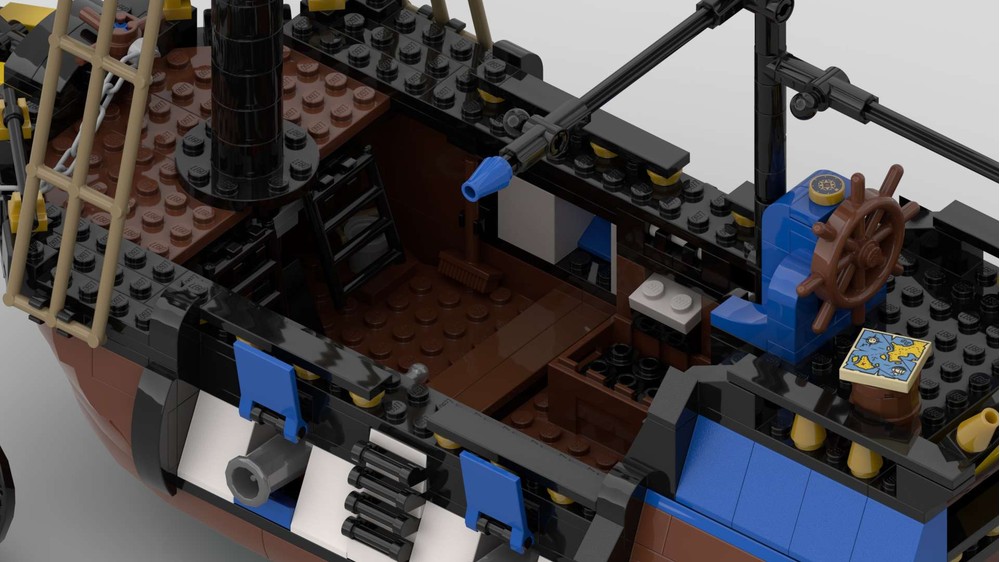 LEGO MOC Lego Remake 6274 Caribbean Clipper v1.0 by itnael ...