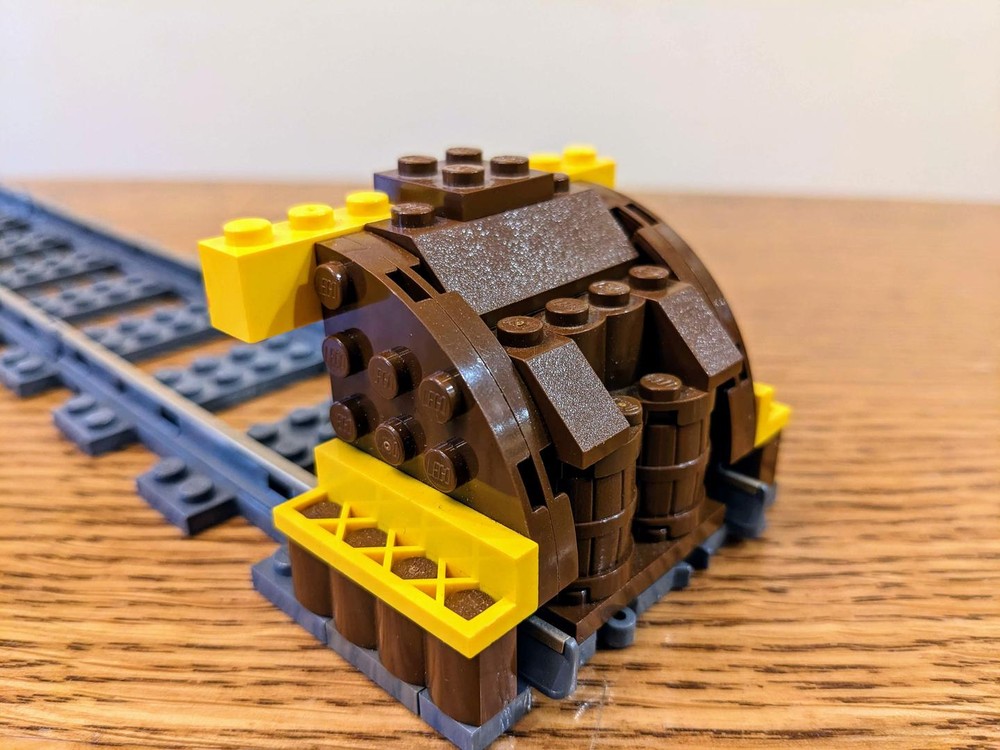 LEGO MOC Wood Buffer Stop for Train by penumbra12 | Rebrickable - Build ...
