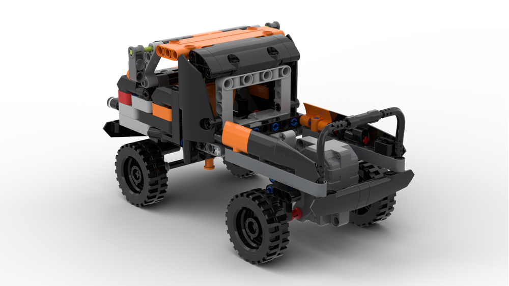 LEGO MOC 42166 - B-model - rusty Mercedes-Benz Unimog by stily ...
