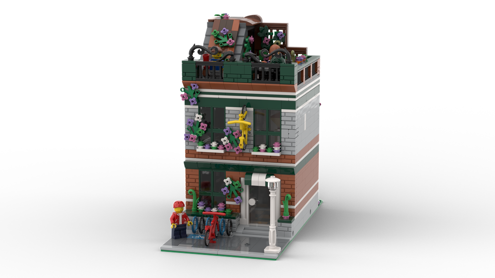 LEGO MOC Bike store by Jamesbrickie | Rebrickable - Build with LEGO