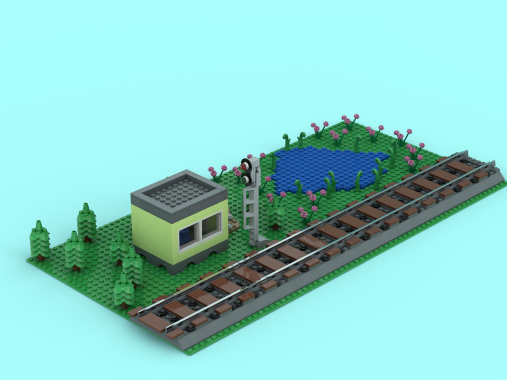 LEGO MOC 2 Train tracks by Mr_Minifigure | Rebrickable - Build with LEGO