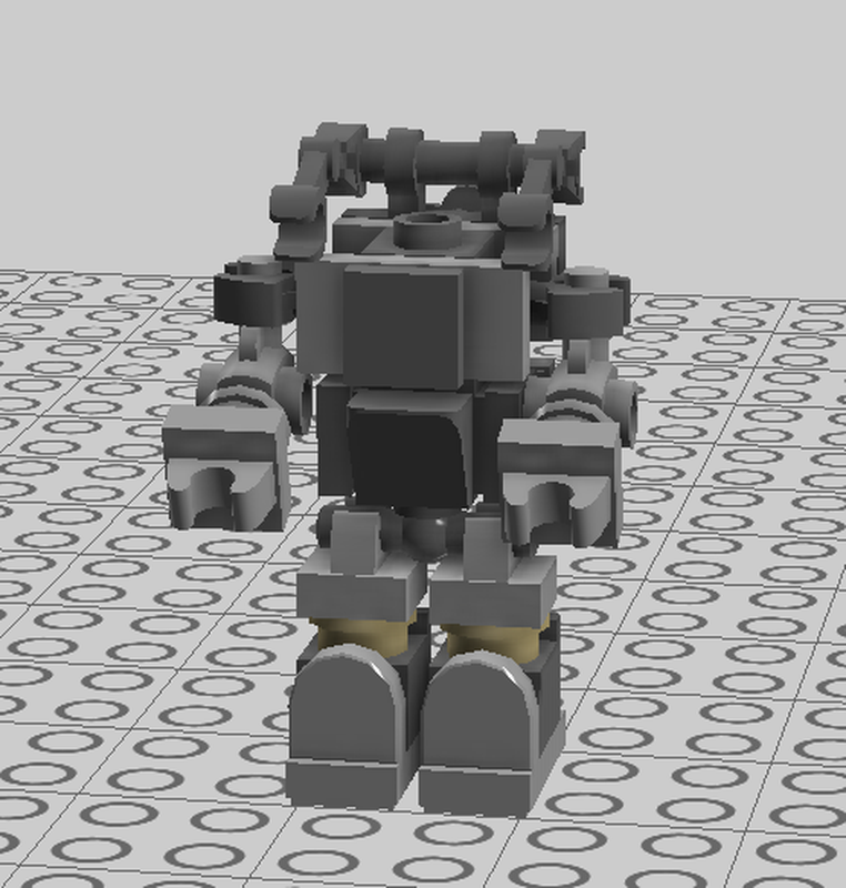 LEGO MOC Minifigure scale Fallout Power Armor by Fallout-Design ...