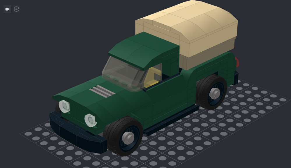 LEGO MOC Oldtimer Pickup by Chakotay | Rebrickable - Build with LEGO