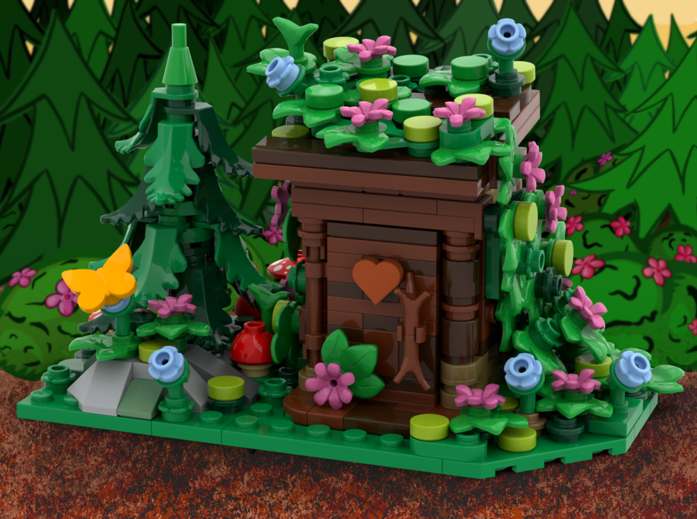 LEGO MOC Forest Outhouse by BorrisTheBricker | Rebrickable - Build with ...