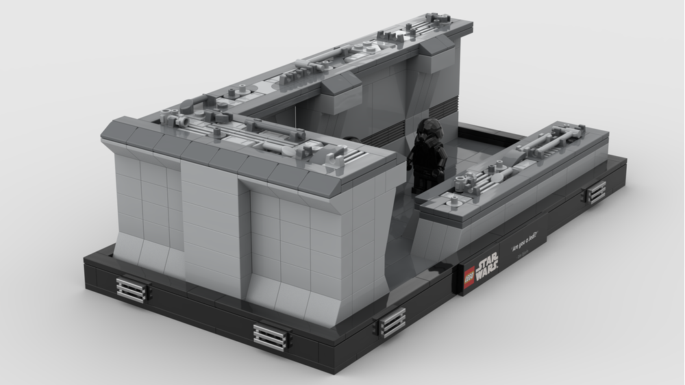 LEGO MOC Luke's Hallway Scene Diorama by Fail-X | Rebrickable - Build ...