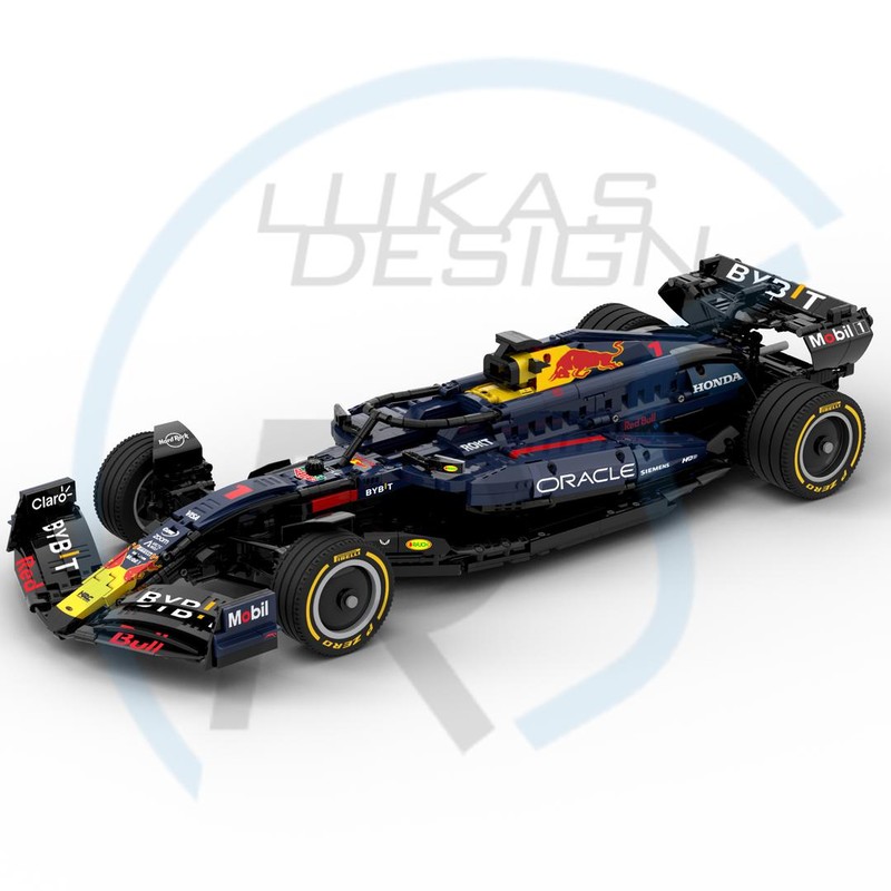 LEGO MOC Red Bull Racing F1 RB20 1:8 Scale by Lukas2020 | Rebrickable ...