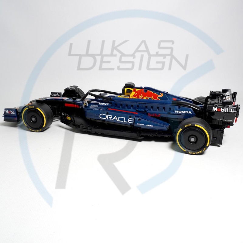 LEGO MOC Red Bull Racing F1 RB20 1:8 Scale by Lukas2020 | Rebrickable ...