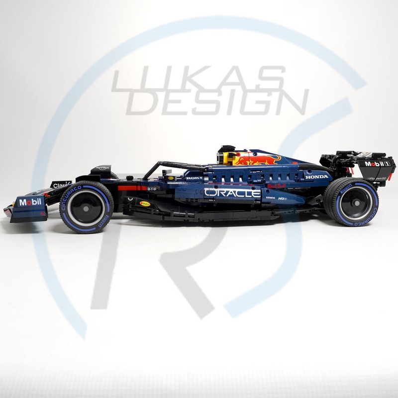 LEGO MOC Red Bull Racing F1 RB20 1:8 Scale by Lukas2020 | Rebrickable ...