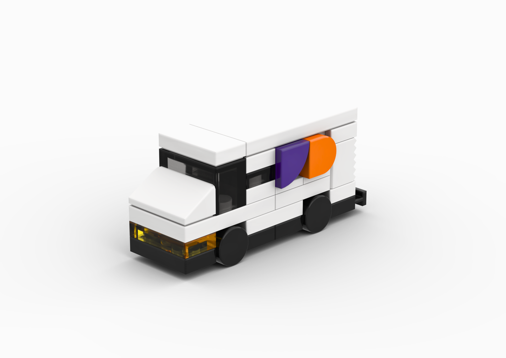 LEGO MOC Micro FedEx Delivery Truck by The Bobby Brix Channel ...