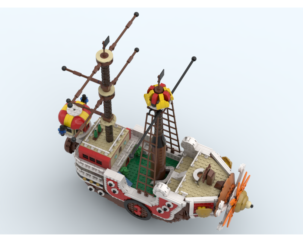 LEGO MOC Thousand Sunny - One Piece by NasqBrick | Rebrickable - Build ...