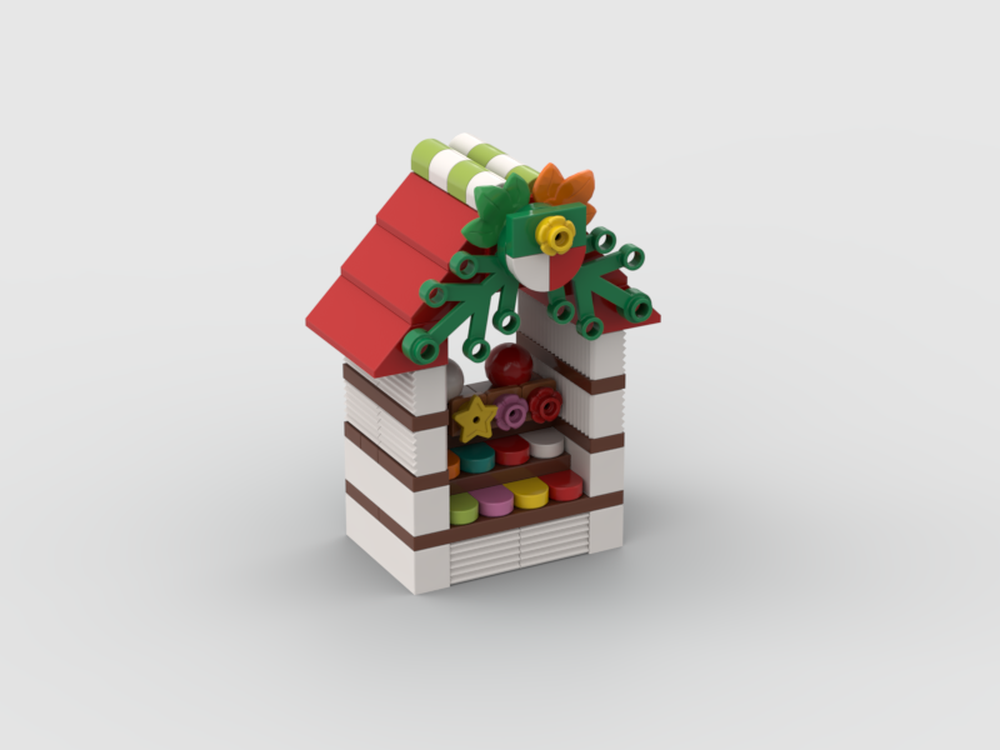 LEGO MOC Christmas Market Stall: Decorations by alexnm | Rebrickable ...