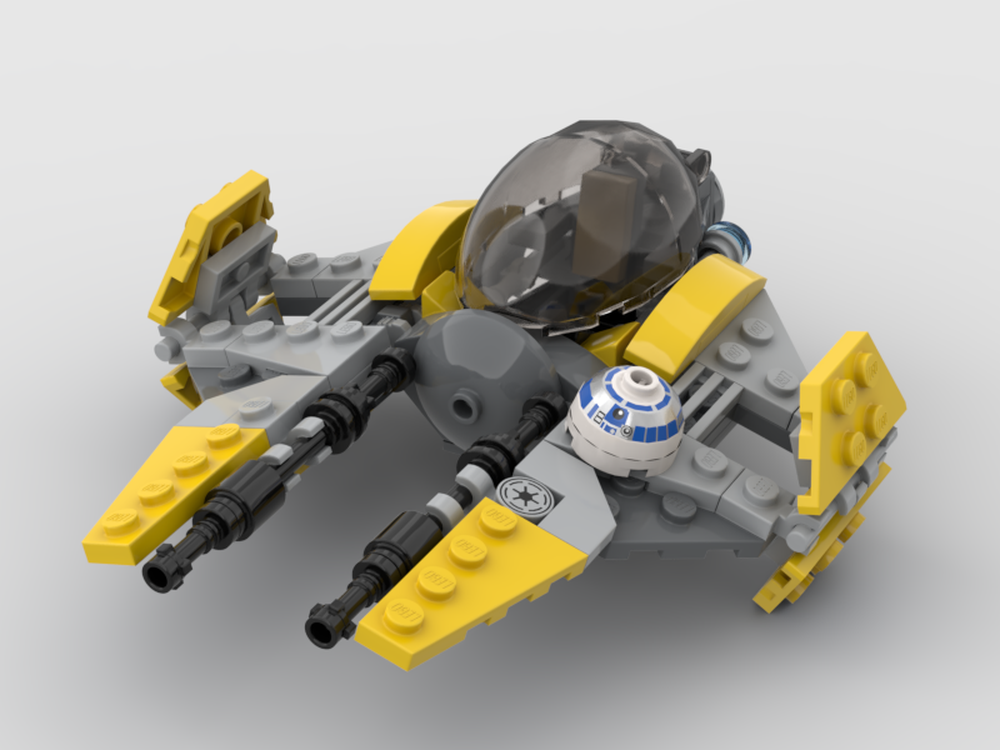 LEGO MOC Eta-2 Actis-Class Light Interceptor (Anakin's Jedi Interceptor ...