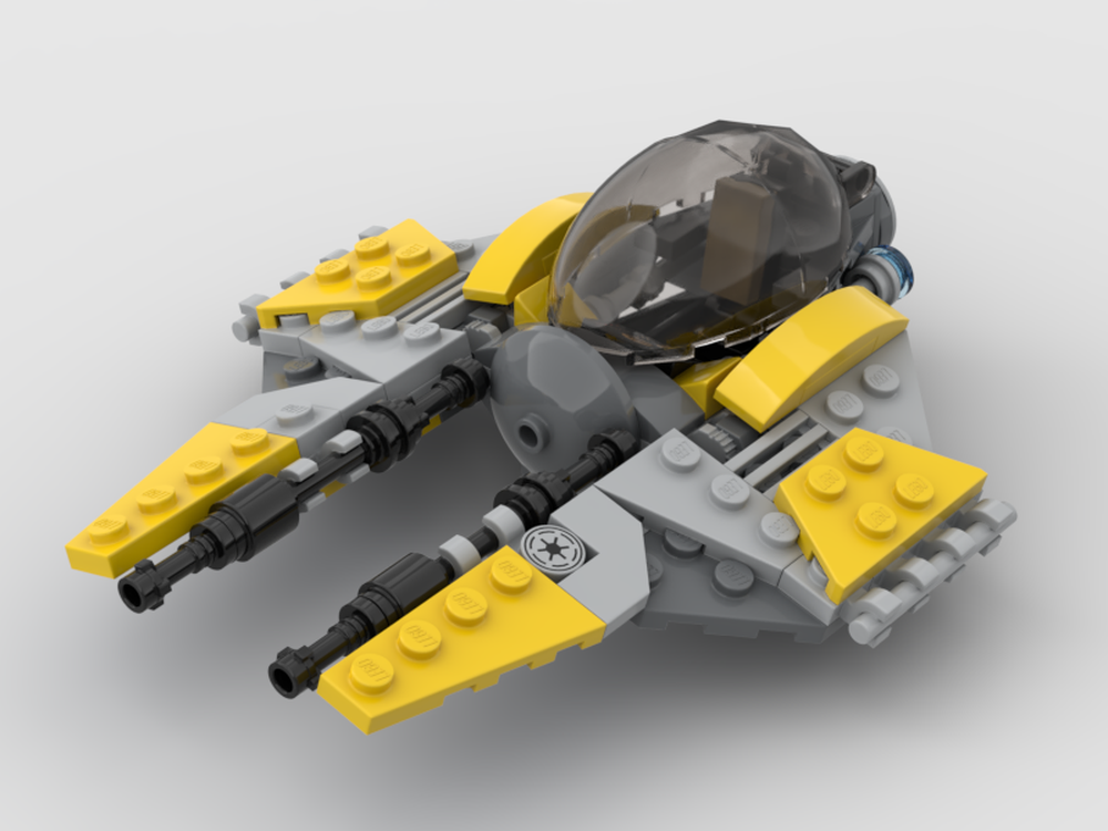 LEGO MOC Eta-2 Actis-Class Light Interceptor (Anakin's Jedi Interceptor ...