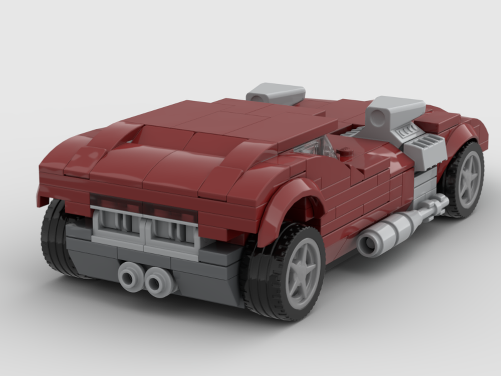 Lego Moc Hot Wheels Twin Mill By Spartacusprime1 Rebrickable Build