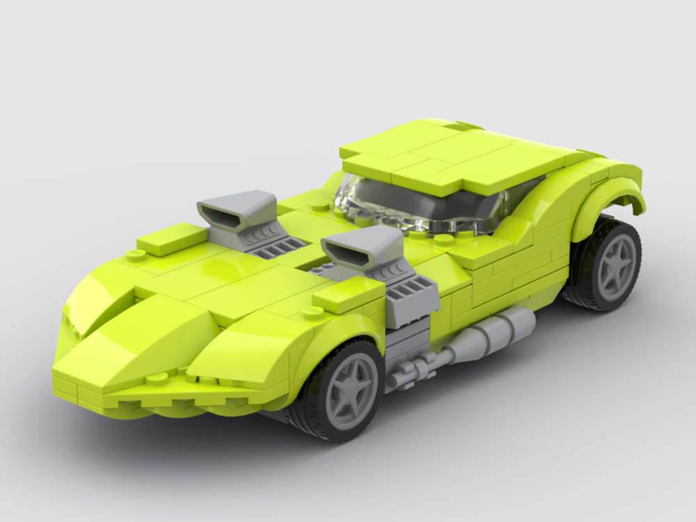 Lego Moc Hot Wheels Twin Mill By Spartacusprime1 Rebrickable Build