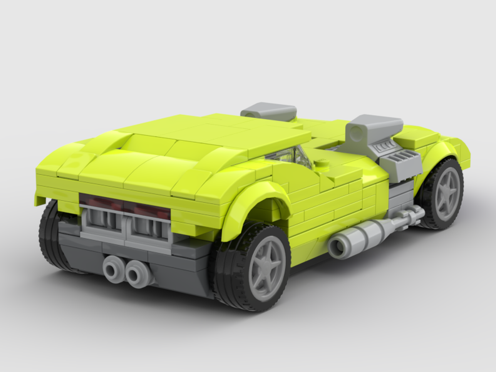 Lego Moc Hot Wheels Twin Mill By Spartacusprime1 Rebrickable Build