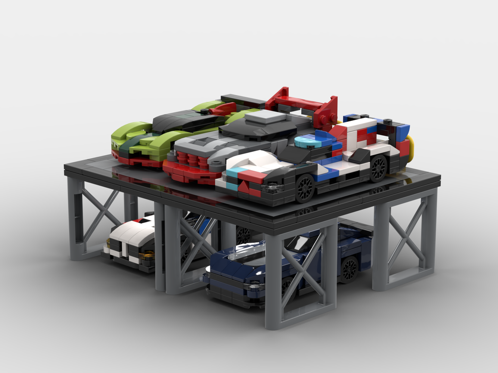 LEGO MOC Mini Speed Champions Garage by Taters | Rebrickable - Build ...