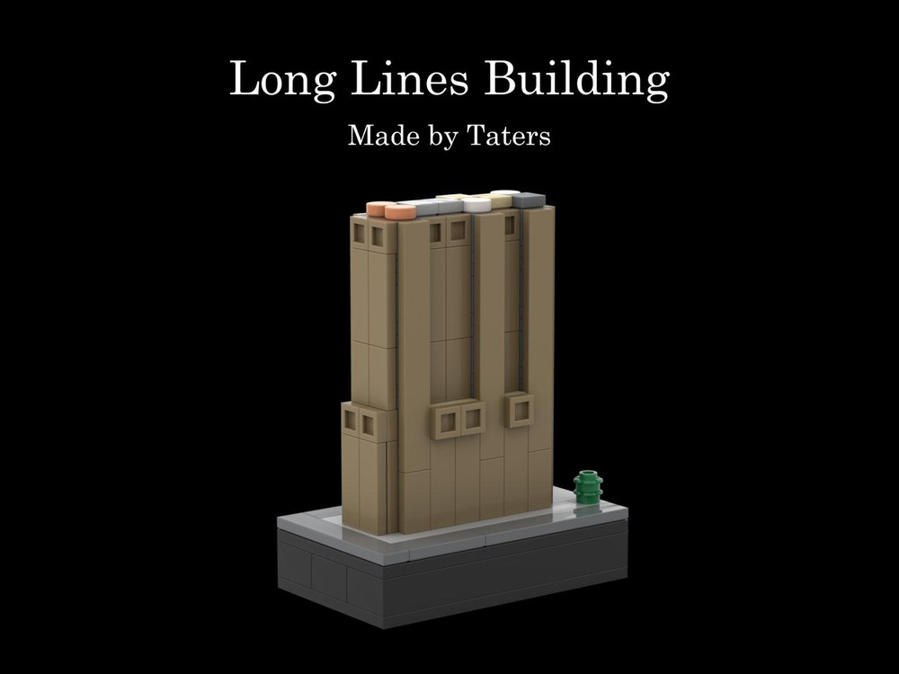 LEGO MOC Long Lines Building by Taters | Rebrickable - Build with LEGO
