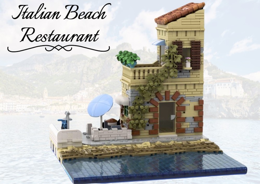 LEGO MOC Italian Beach Restaurant by Thebrickinpanda | Rebrickable ...