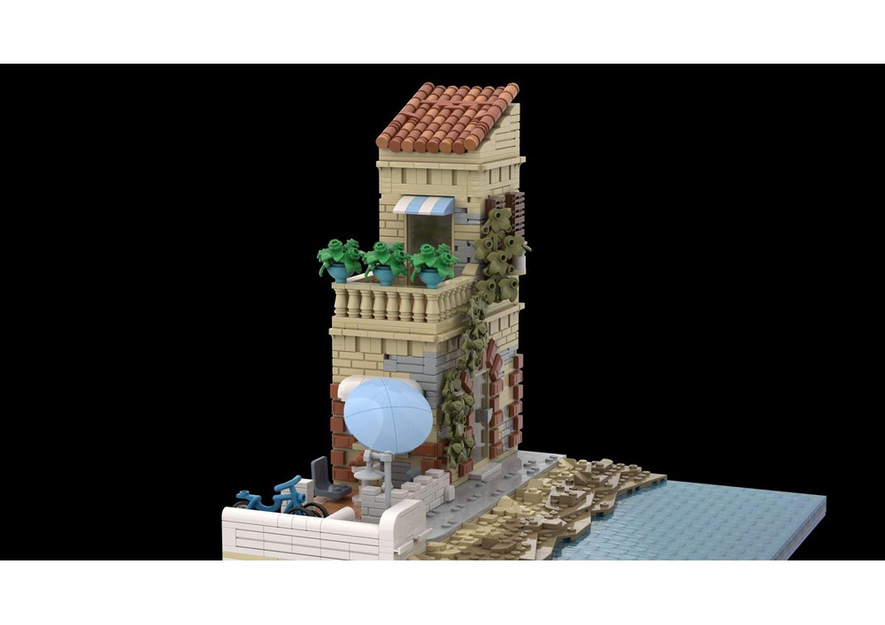 LEGO MOC Italian Beach Restaurant by Thebrickinpanda | Rebrickable ...