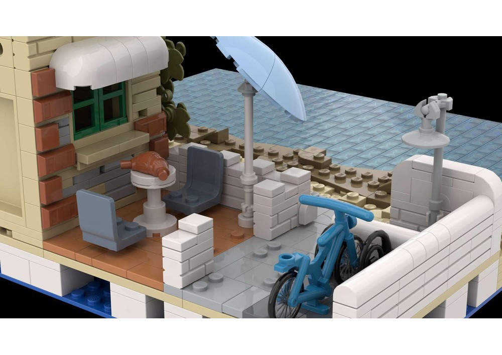LEGO MOC Italian Beach Restaurant by Thebrickinpanda | Rebrickable ...