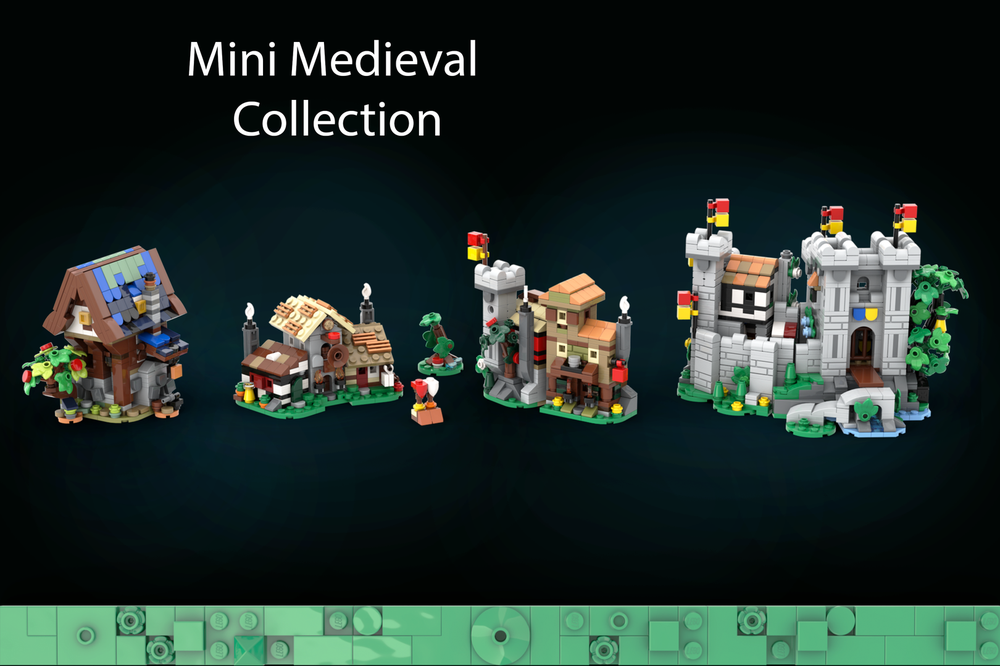 LEGO MOC Mini Medieval Collection by christromans | Rebrickable - Build ...