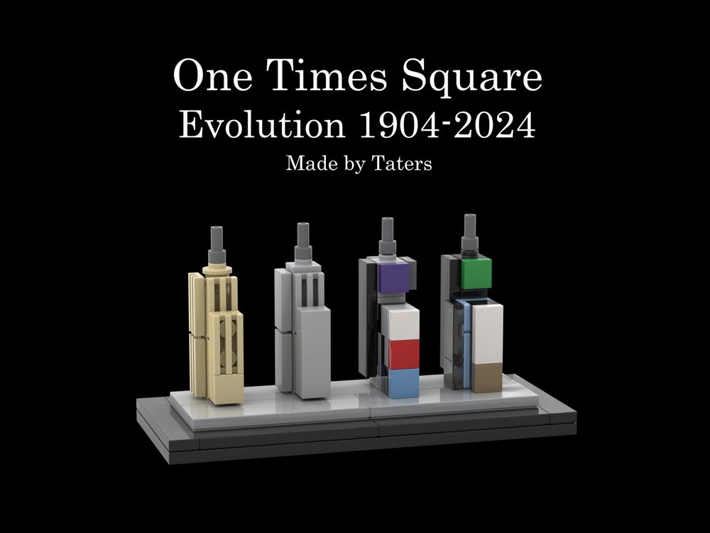 LEGO MOC One Times Square Evolution [1904-2024] by Taters | Rebrickable ...