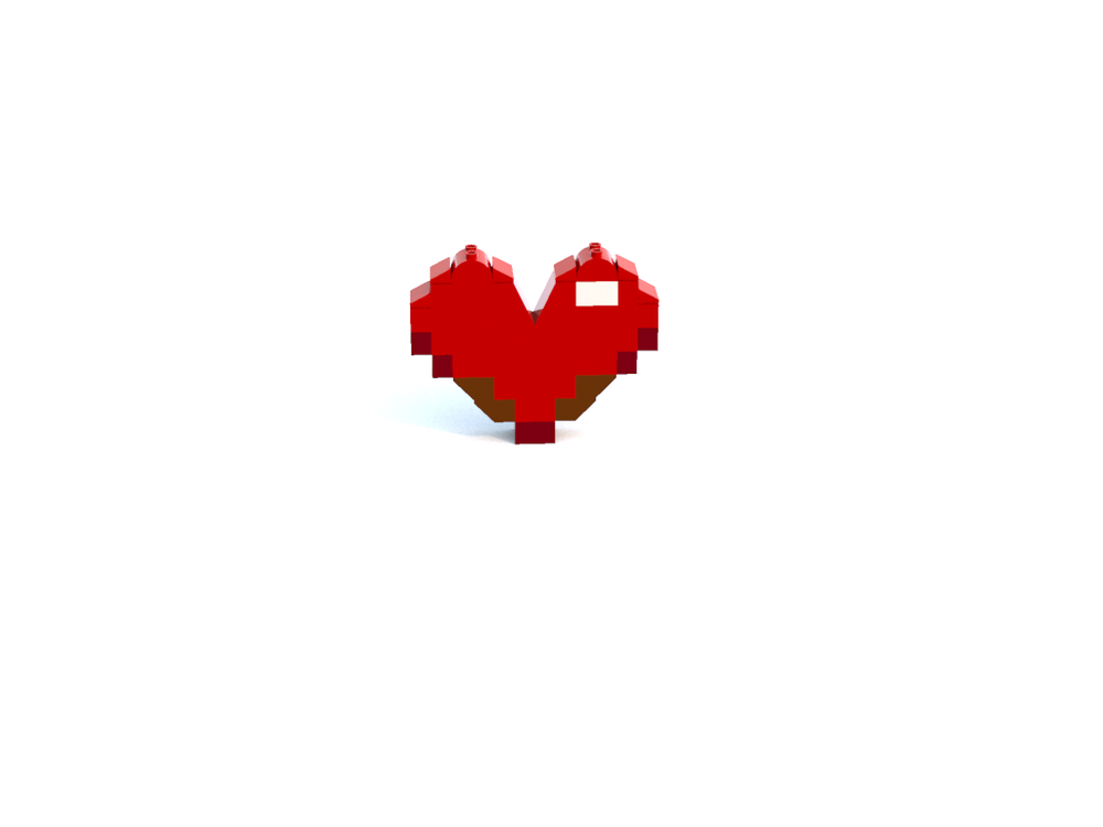 Lego Moc Valentines Heart By Daiten Rebrickable Build With Lego